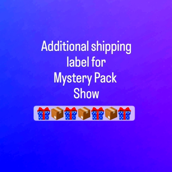 Accessories | Additional Shipping Label For Mystery Pack Show | Poshmark